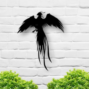 Metal Phoenix, Metal Phoenix Wall Art, Phoenix Art, Phoenix Decor ...