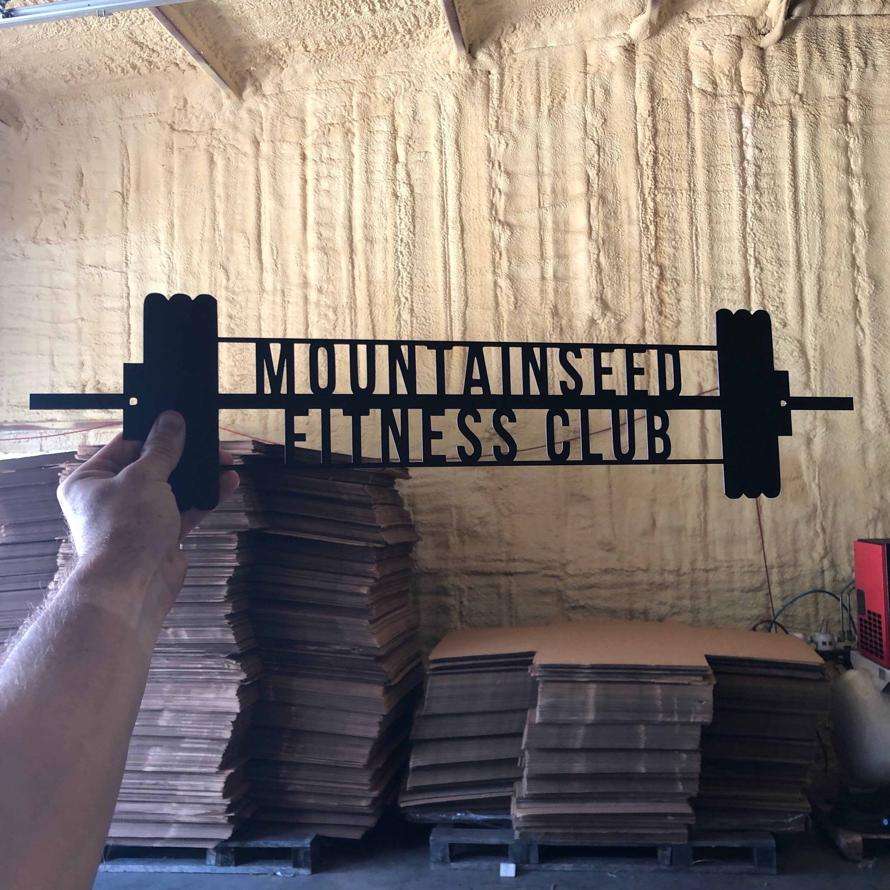 Gym Sign; Personalized Home Gym Sign; Custom Metal Gym Sign; Home Gym ...