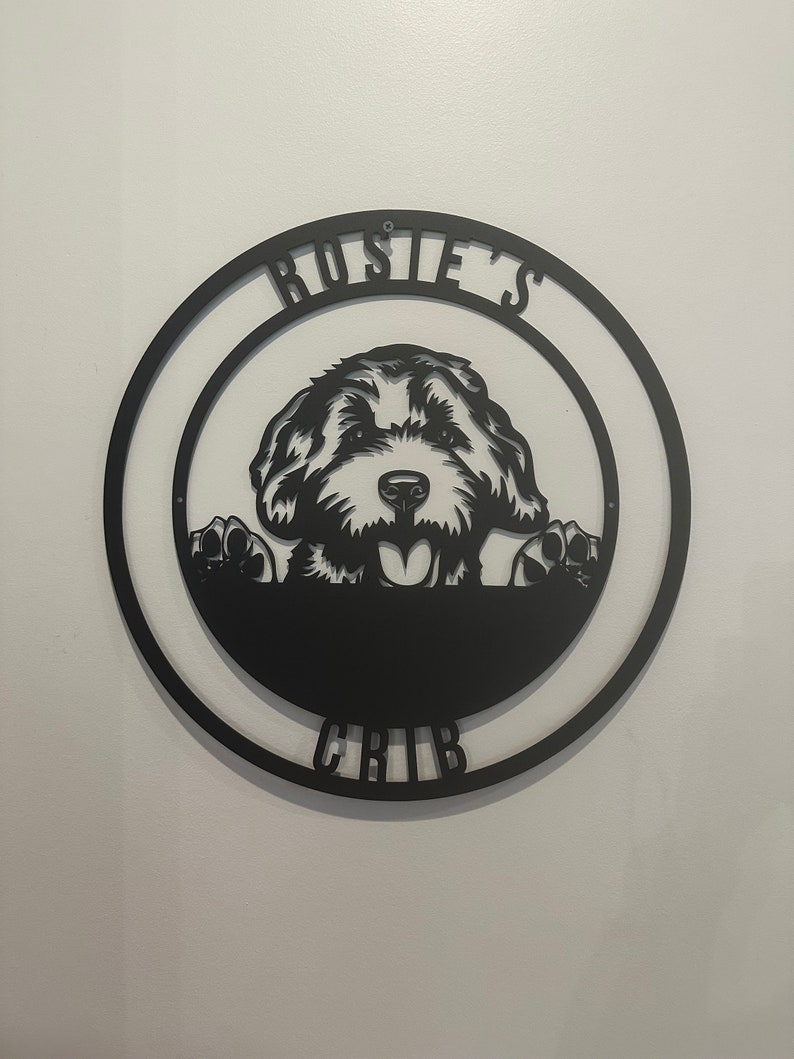 Metal Goldendoodle Sign, Metal Labradoodle Sign, Goldendoodle Sign ...