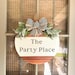 Front Door Decor, Custom Door Hanger, Welcome to Our Home, Custom Front ...