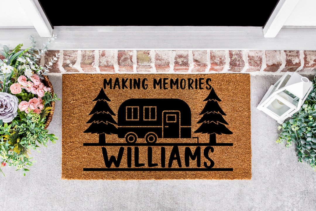 Custom Camping Doormat, Camping Doormat, Doormat for Camper, Camping ...