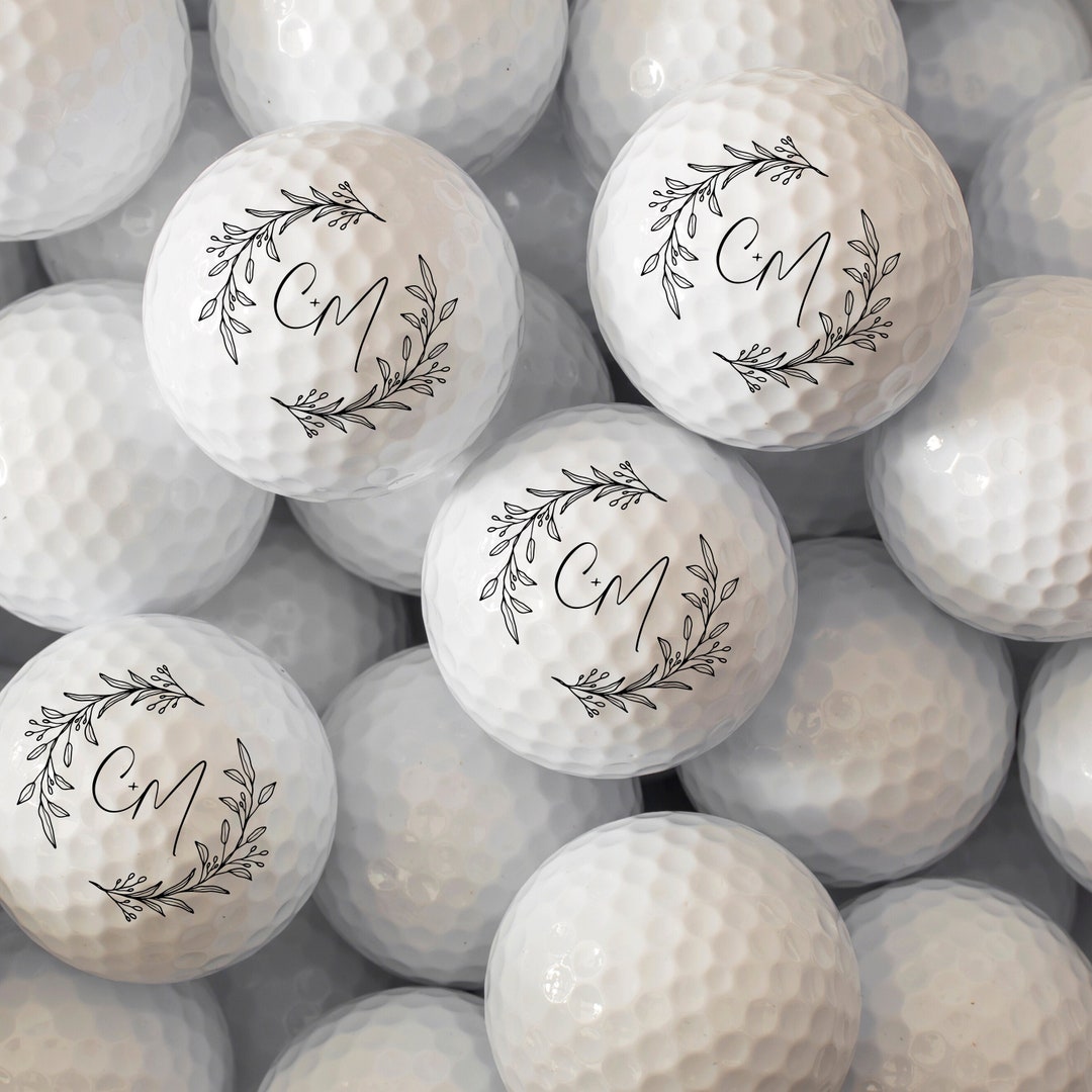 Personalized Wedding Golf Ball Favors, Bride and Groom Golf Balls ...