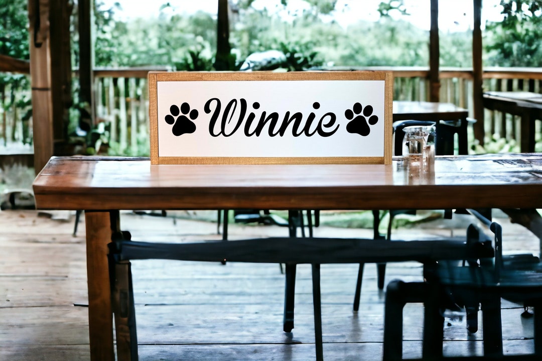 Custom Pet Sign, Custom Dog Sign, Wooden Dog Sign, Custom Pet Decor ...
