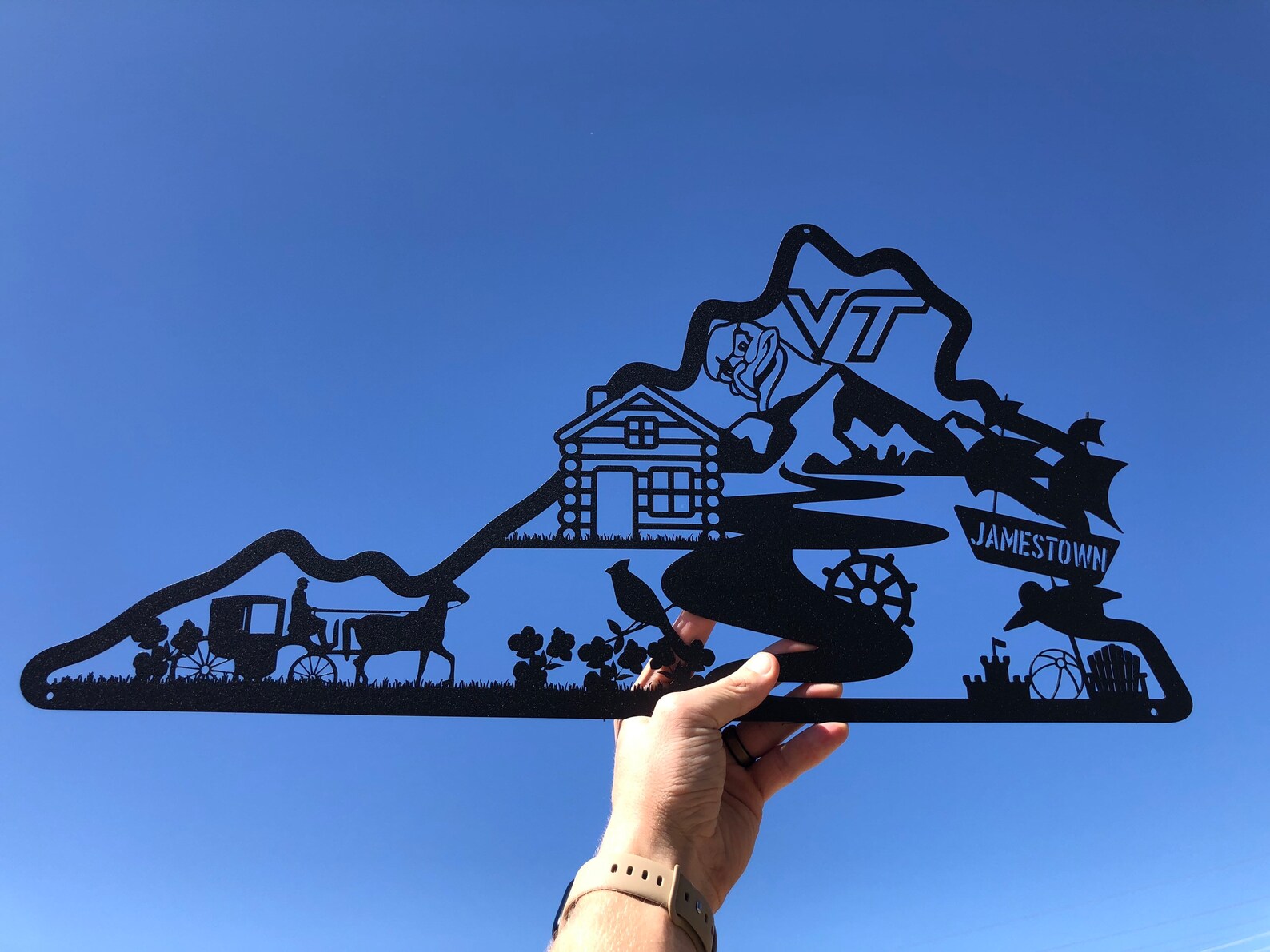 Metal Virginia State Sign Virginia Sign Metal Virginia Sign - Etsy