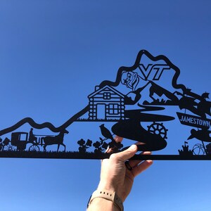 Metal Virginia State Sign; Virginia Sign; Metal Virginia Sign; Sign of ...