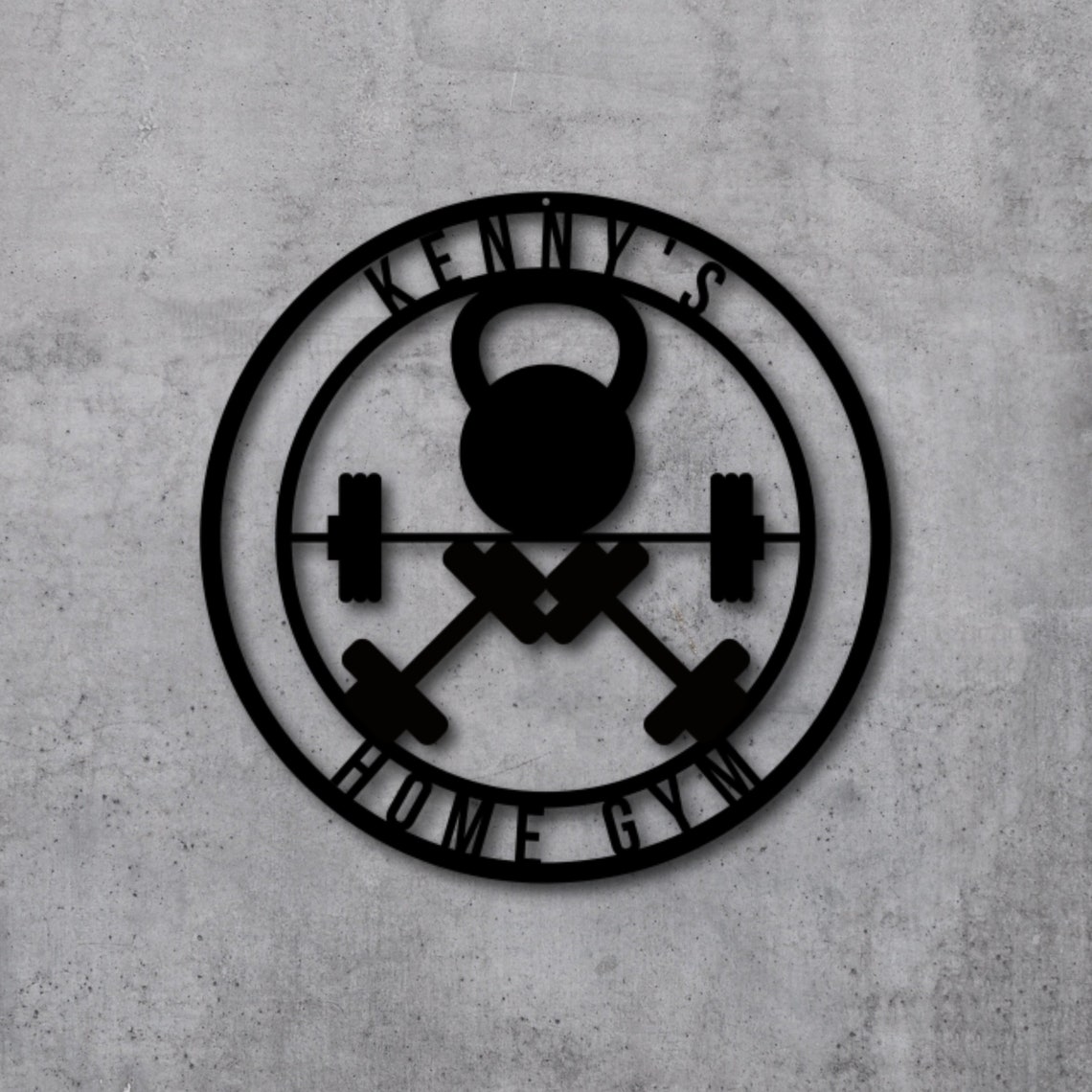 Gym Sign Personalized Home Gym Sign Custom Metal Gym Sign - Etsy