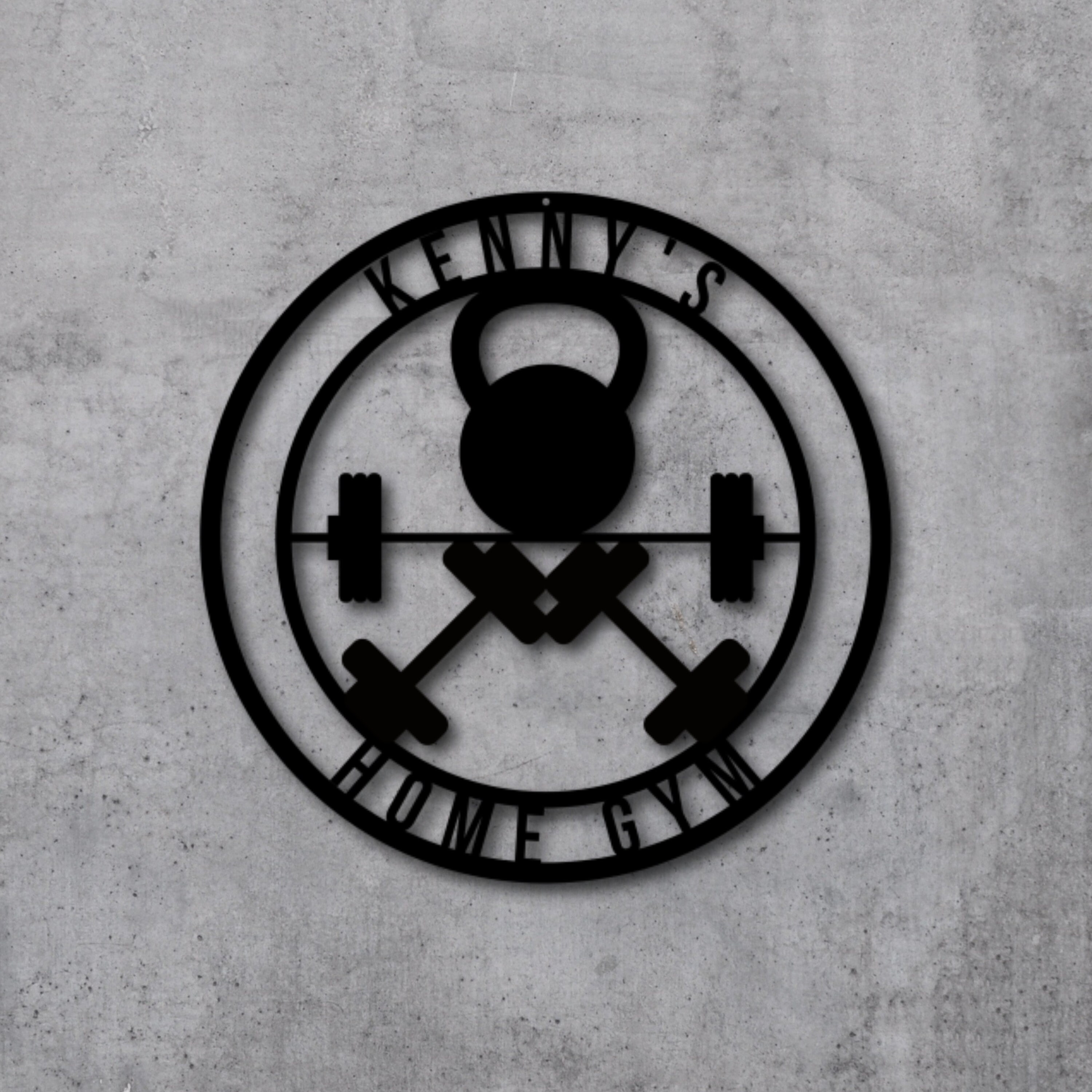 Gym Sign Personalized Home Gym Sign Custom Metal Gym Sign - Etsy