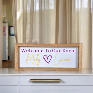 Custom Dorm Room Sign, College Dorm Room Sign, Dorm Room Decor ...
