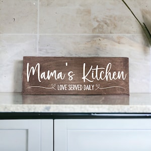 Personalized Kitchen Sign, Custom Kitchen Sign, Kitchen Sign, Kitchen ...