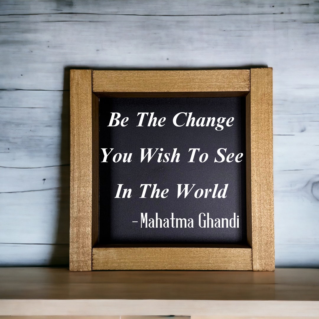 Inspirational Personalized Quote Sign, Custom Quote Sign, Desk Plaque ...