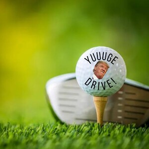 Donald Trump Golf Ball, Funny Donal Trump Golf Ball, MAGA Golf Ball ...