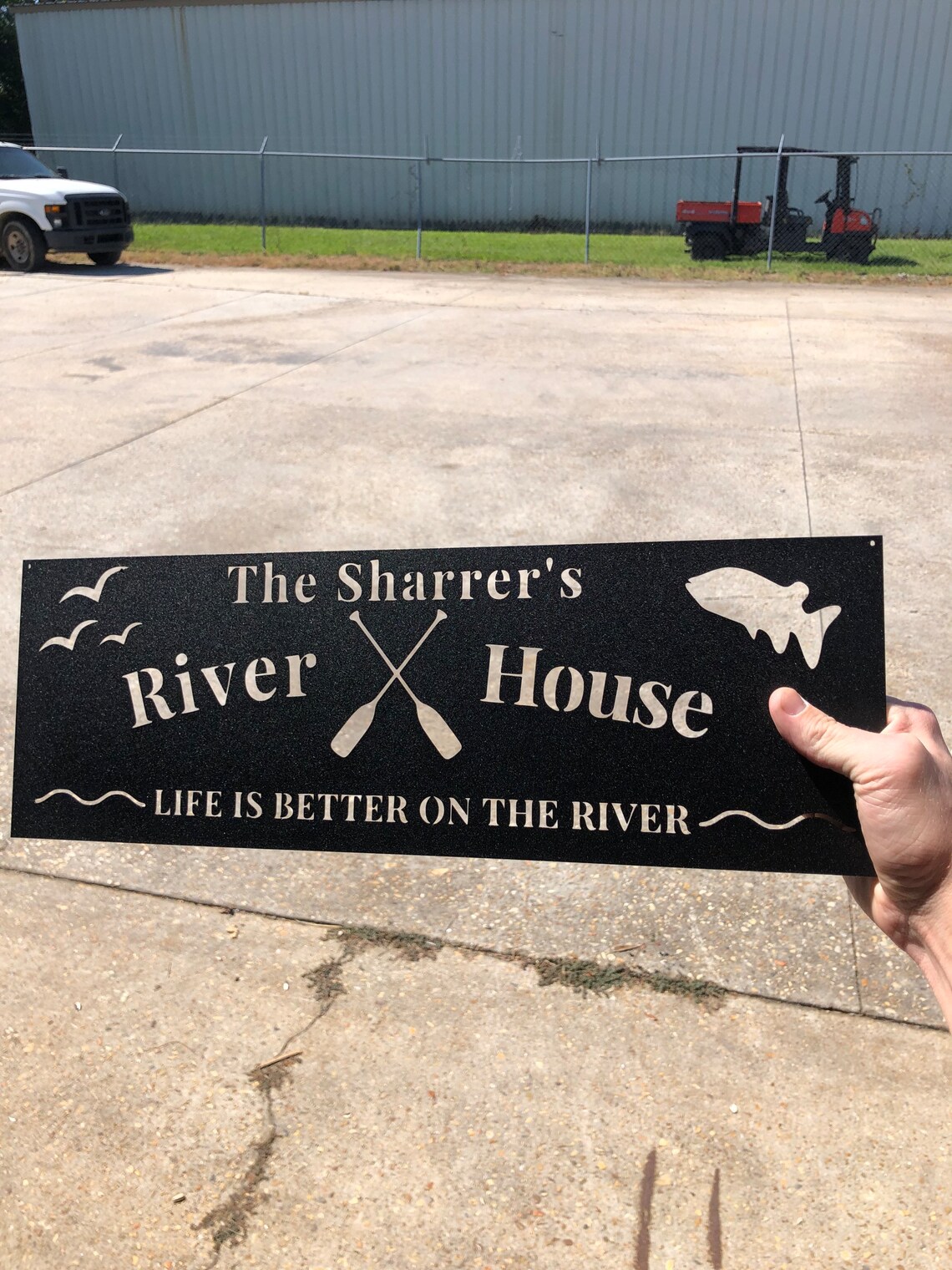 Custom River Signs Welcome to the River House Sign River - Etsy