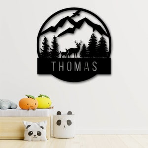 Custom Metal Hunting Sign; Personalized Deer Sign; Hunting Camp Sign ...