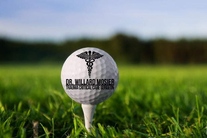 Doctor Golf Ball Caduceus Doctor Golf Ball Set Custom Doctor - Etsy