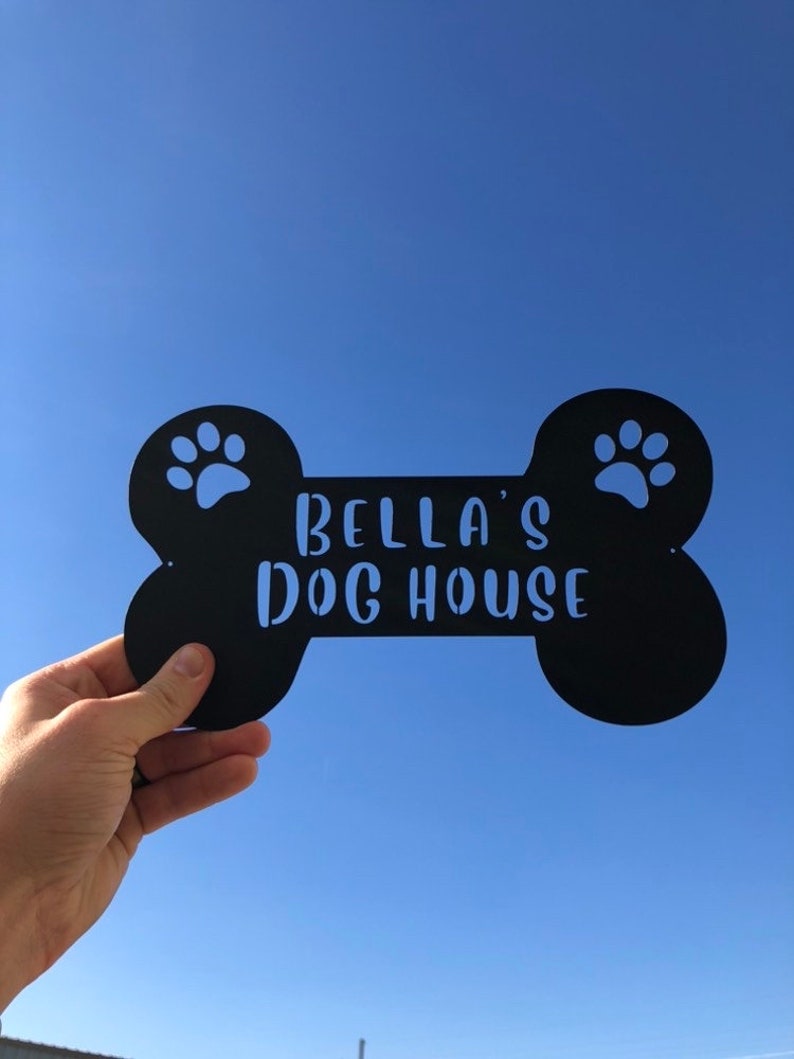 Custom Dog Name Sign; Dog House Sign; Sign With Dogs Name; Personalized ...
