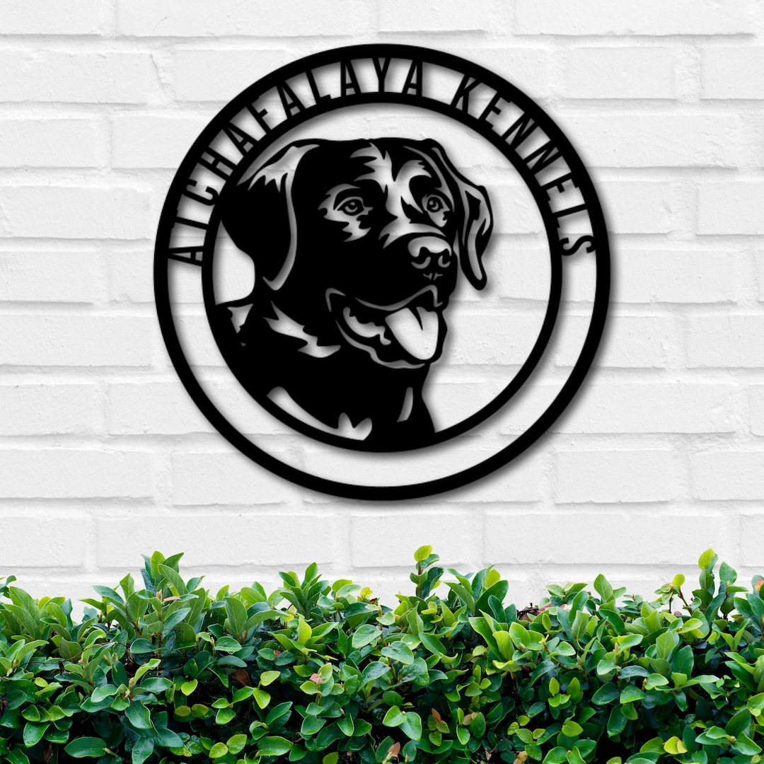 Metal Labrador Retriever Sign, Labrador Retriever Sign, Labrador ...