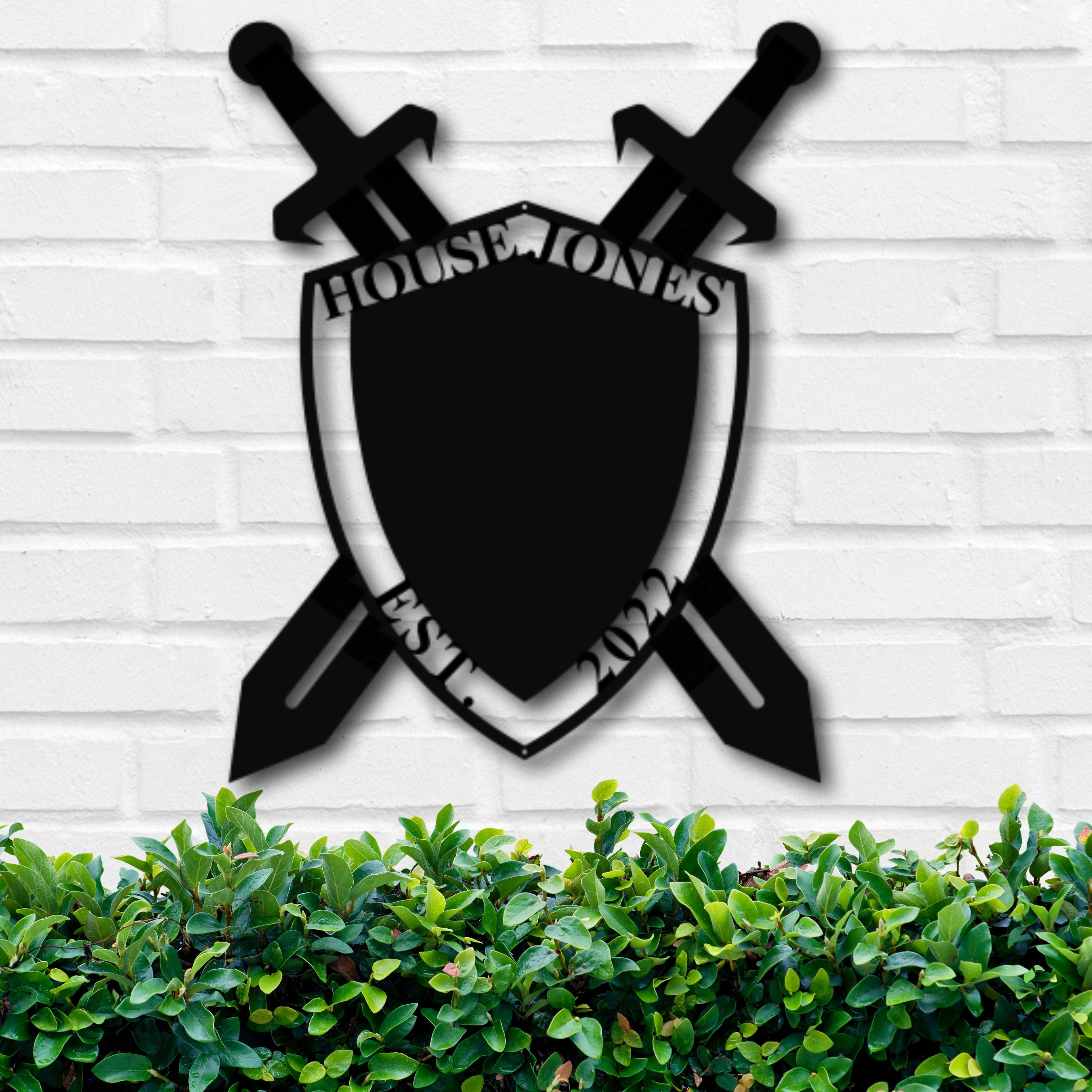 Personalized Metal Family Shield Metal Medieval Shield - Etsy