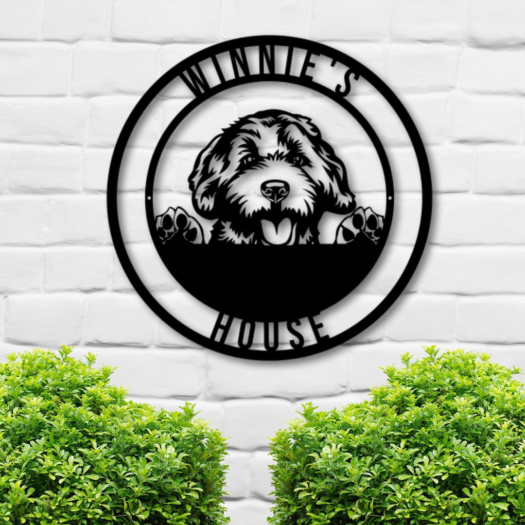 Metal Goldendoodle Sign, Metal Labradoodle Sign, Goldendoodle Sign ...