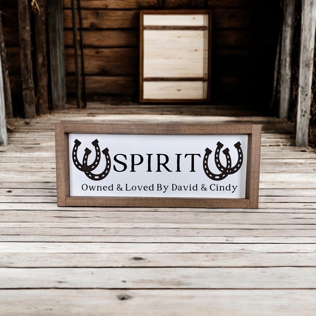 Personalized Horse Stall Sign, Horse Ranch Sign, Horse Sign, Horse ...