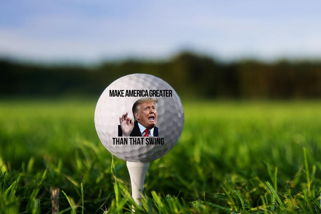 Donald Trump Golf Ball, Funny Trump Golf Ball, MAGA Golf Ball, Funny ...