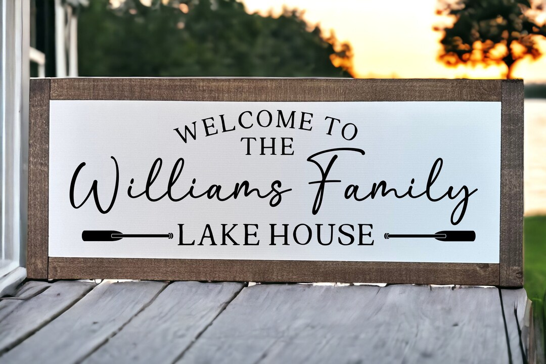 Lakehouse Sign, Wooden Lakehouse Sign, Lake House Sign, Wooden Lake ...