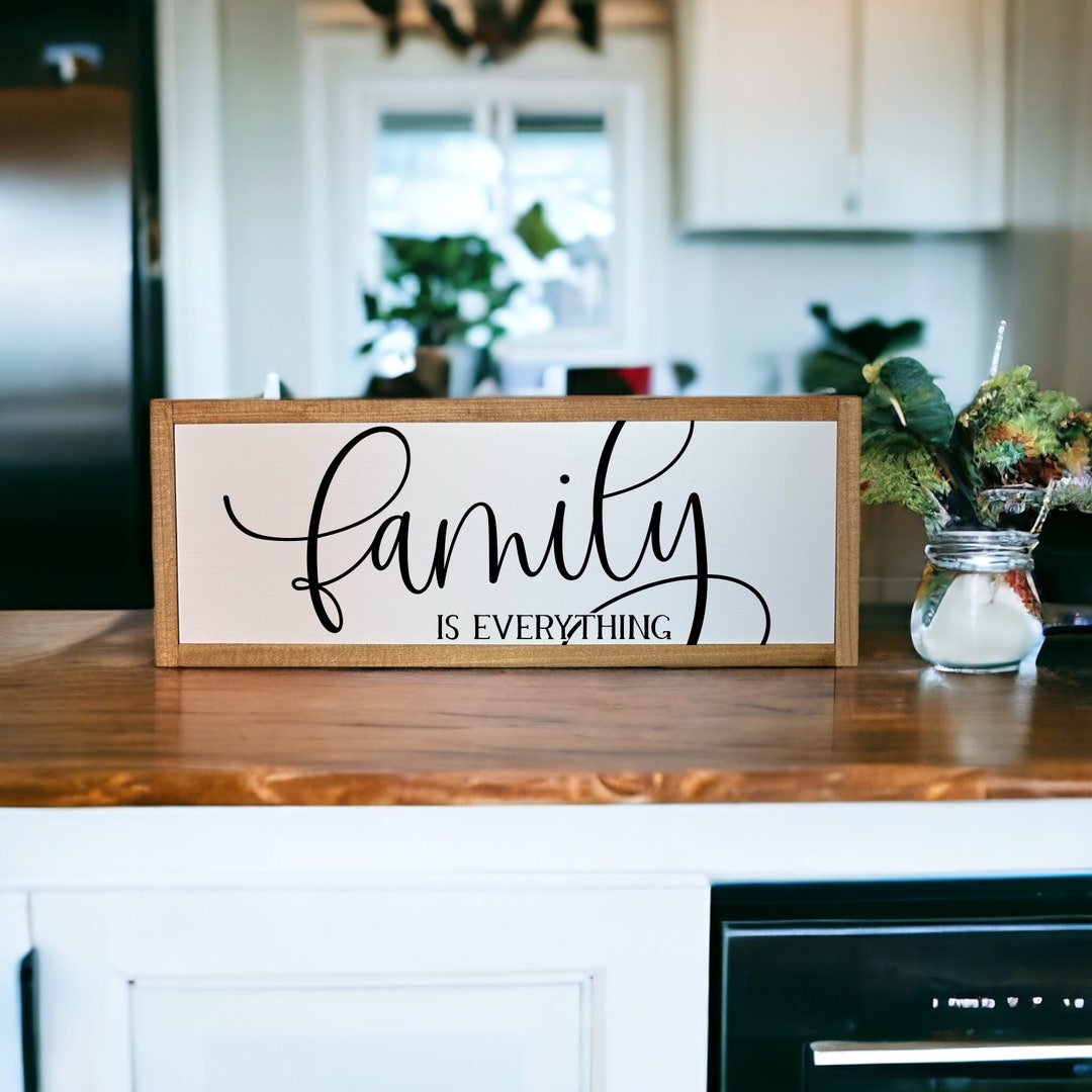 Family is Everything Sign, Family is Everything, Wooden Family Sign ...