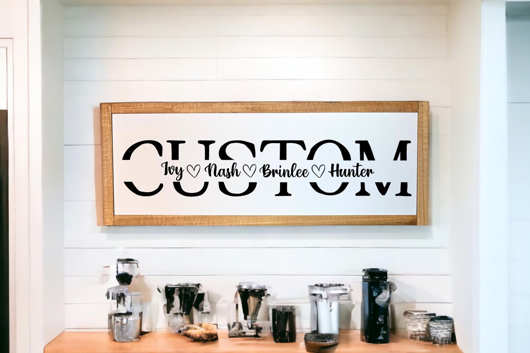 Custom Grandma Sign, Personalized Grandma Gift, Gift for Grandma ...