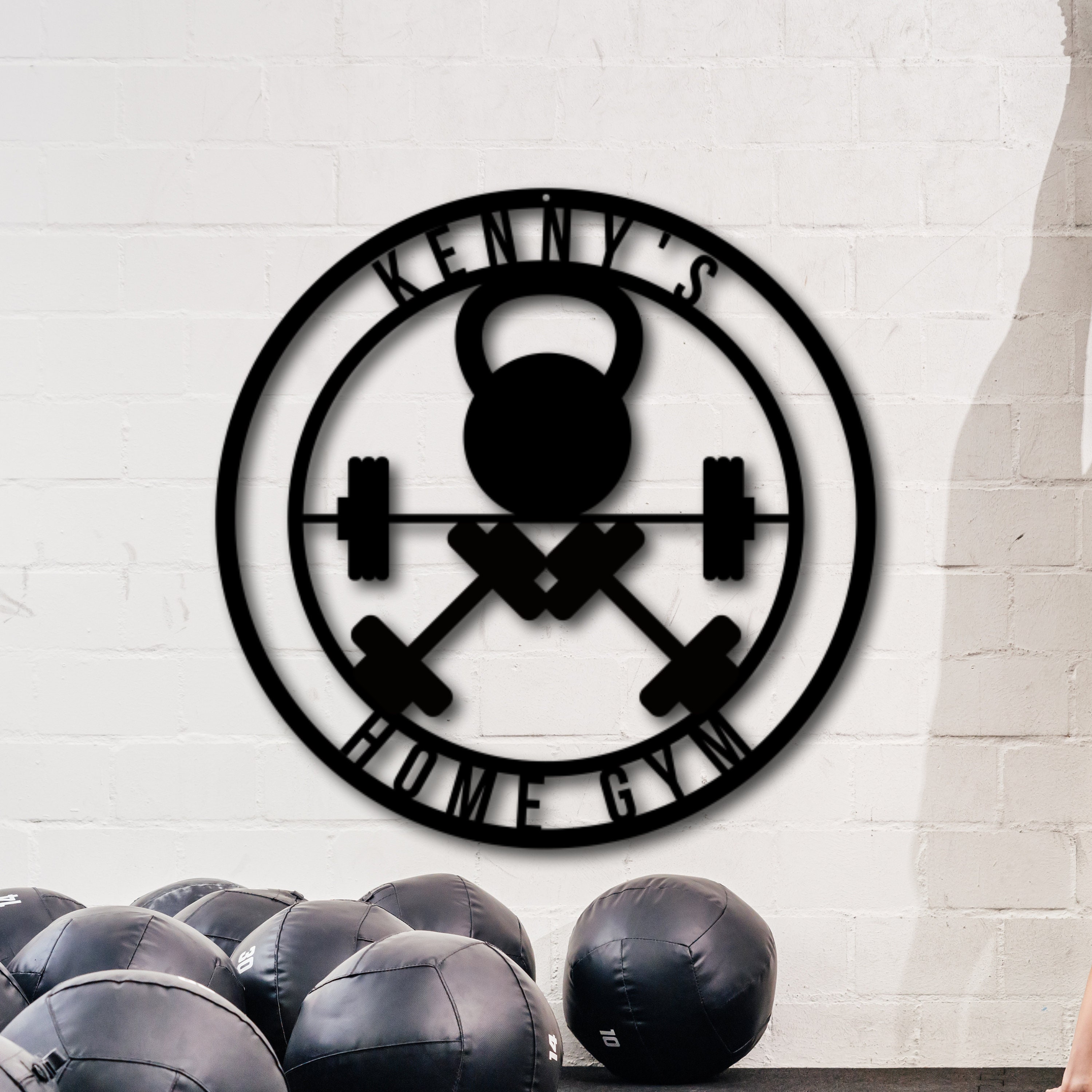 Gym Sign Personalized Home Gym Sign Custom Metal Gym Sign - Etsy