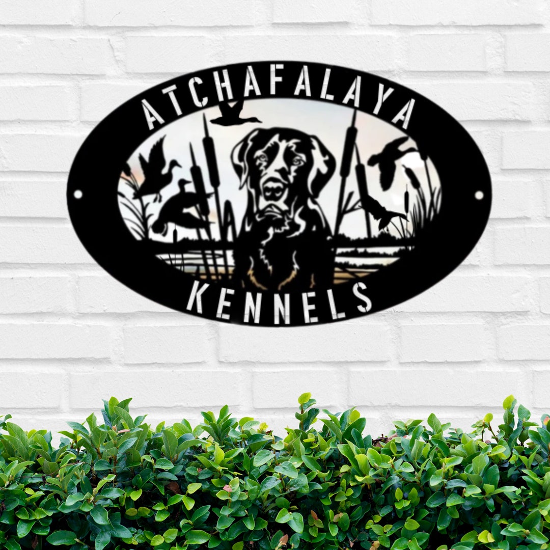 Custom Metal Labrador Sign, Metal Duck Hunting Sign, Hunting Sign ...