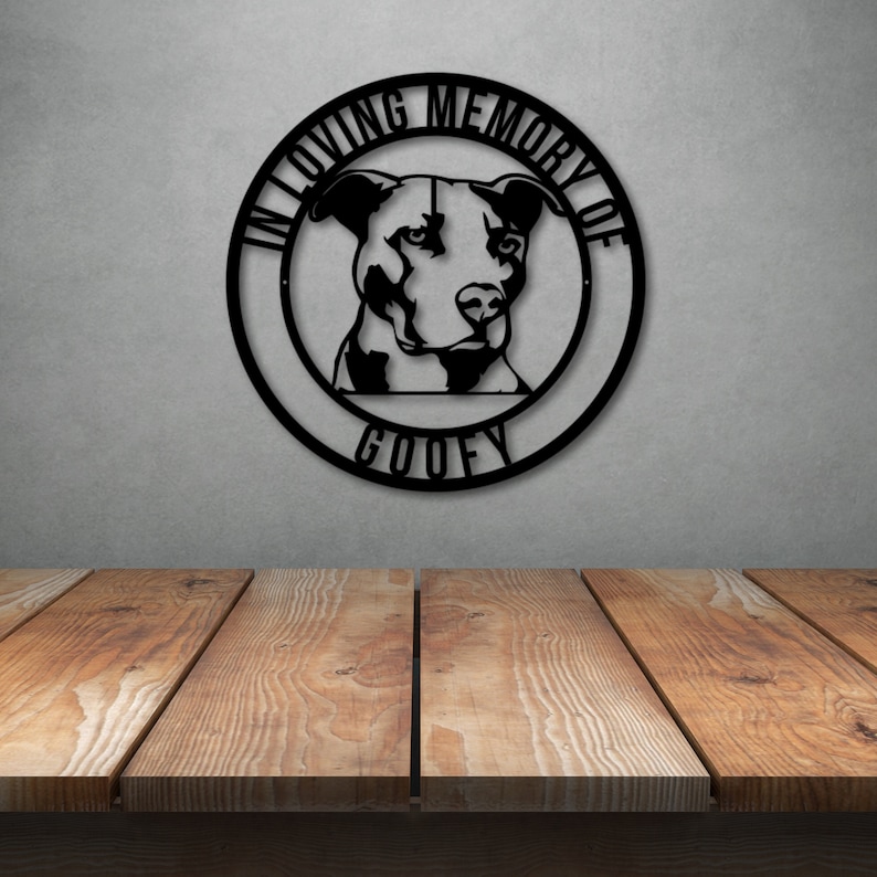 Metal Pit Bull Sign Pit Bull Sign Custom Pit Bull Sign Pit - Etsy