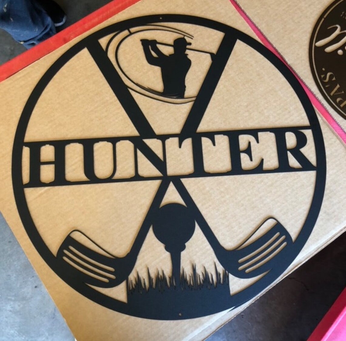 Metal Golf Sign Golf Sign Golf Gifts for Men Personalized - Etsy