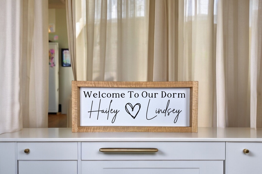 Custom Dorm Room Sign, College Dorm Room Sign, Dorm Room Decor ...