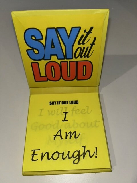 Positive Pick Me Up's, 50 X Sticky Note Affirmations, Confidence, Self ...