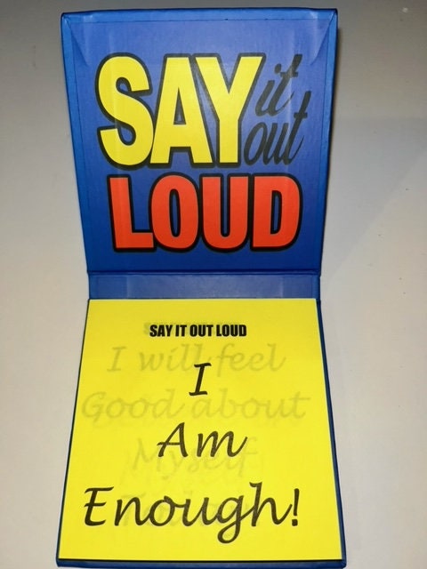 Positive Pick Me Up's, 50 X Sticky Note Affirmations, Confidence, Self ...