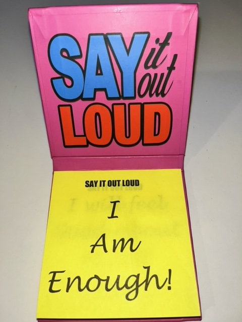 Positive Pick Me Up's, 50 X Sticky Note Affirmations, Confidence, Self ...