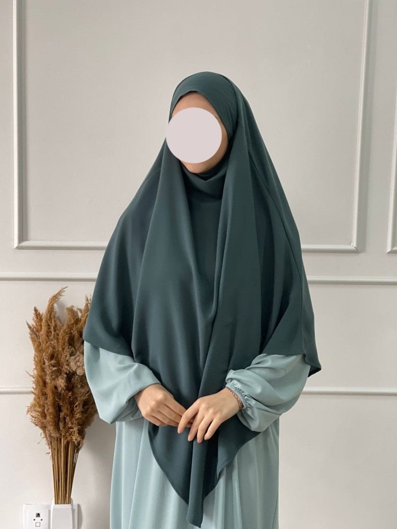 Khimar Français Voile Hijab Soie De Médine Longue Prière Salat - Etsy