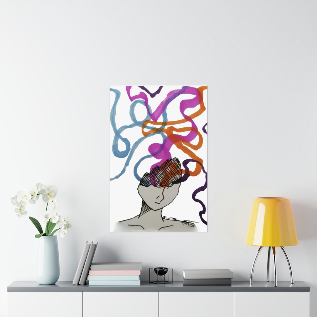 Crumbling Anxiety Matte Vertical Posters - Etsy