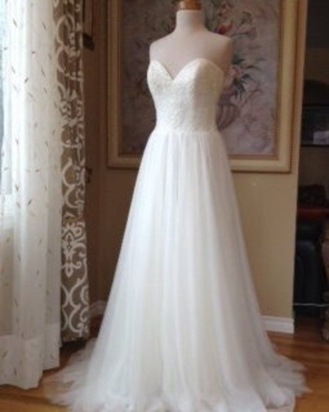 Wedding Dress / Bridal Gown / A-line / English Net / Soft Stretching ...