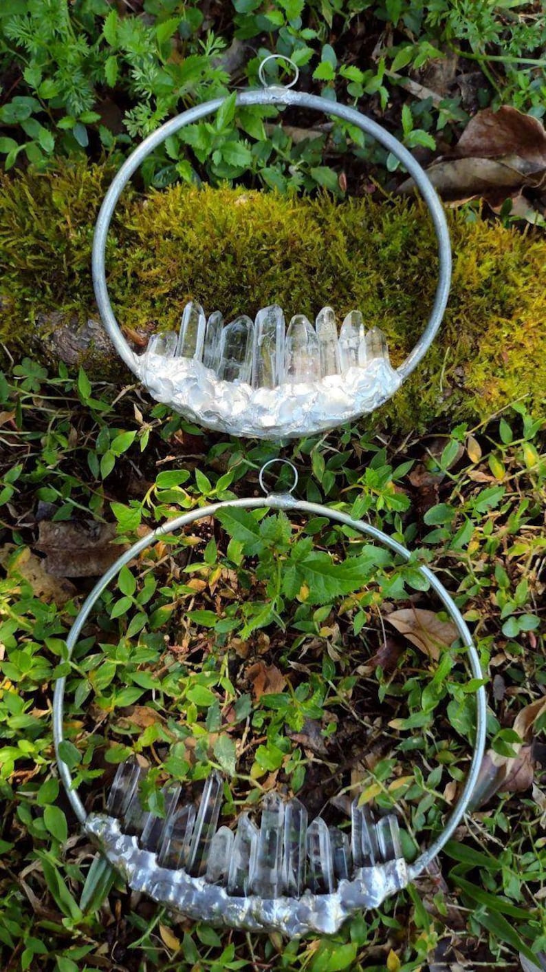 QUARTZ PORTAL Crystal Suncatcher Inner Light Magick Energy Manifest ...