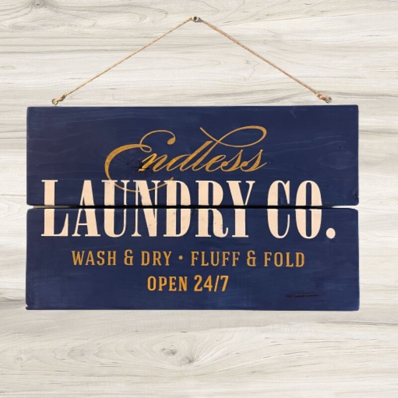 Farmhouse Laundry Sign - Etsy
