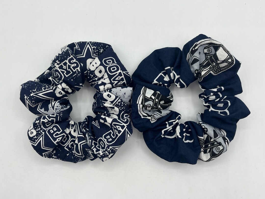 Set of 2 ~ Dallas Cowboys SCRUNCHIES ~ Handmade 100% Cotton - Etsy