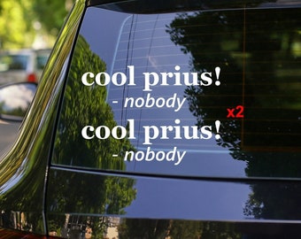 Funny Prius Sticker | Etsy