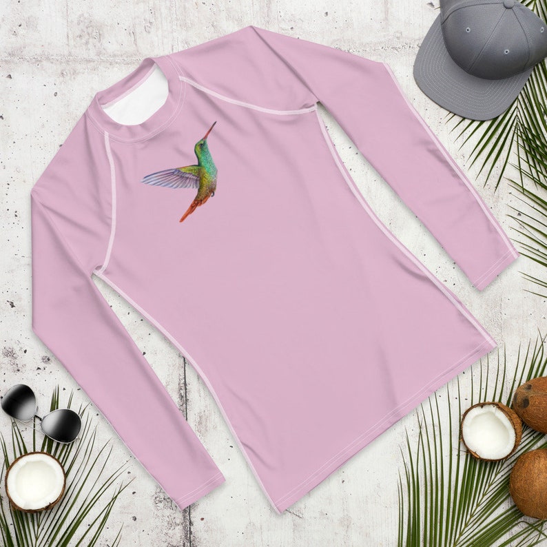 Rash Guard Hummingbird for Men: Moisture-wicking Athletic - Etsy