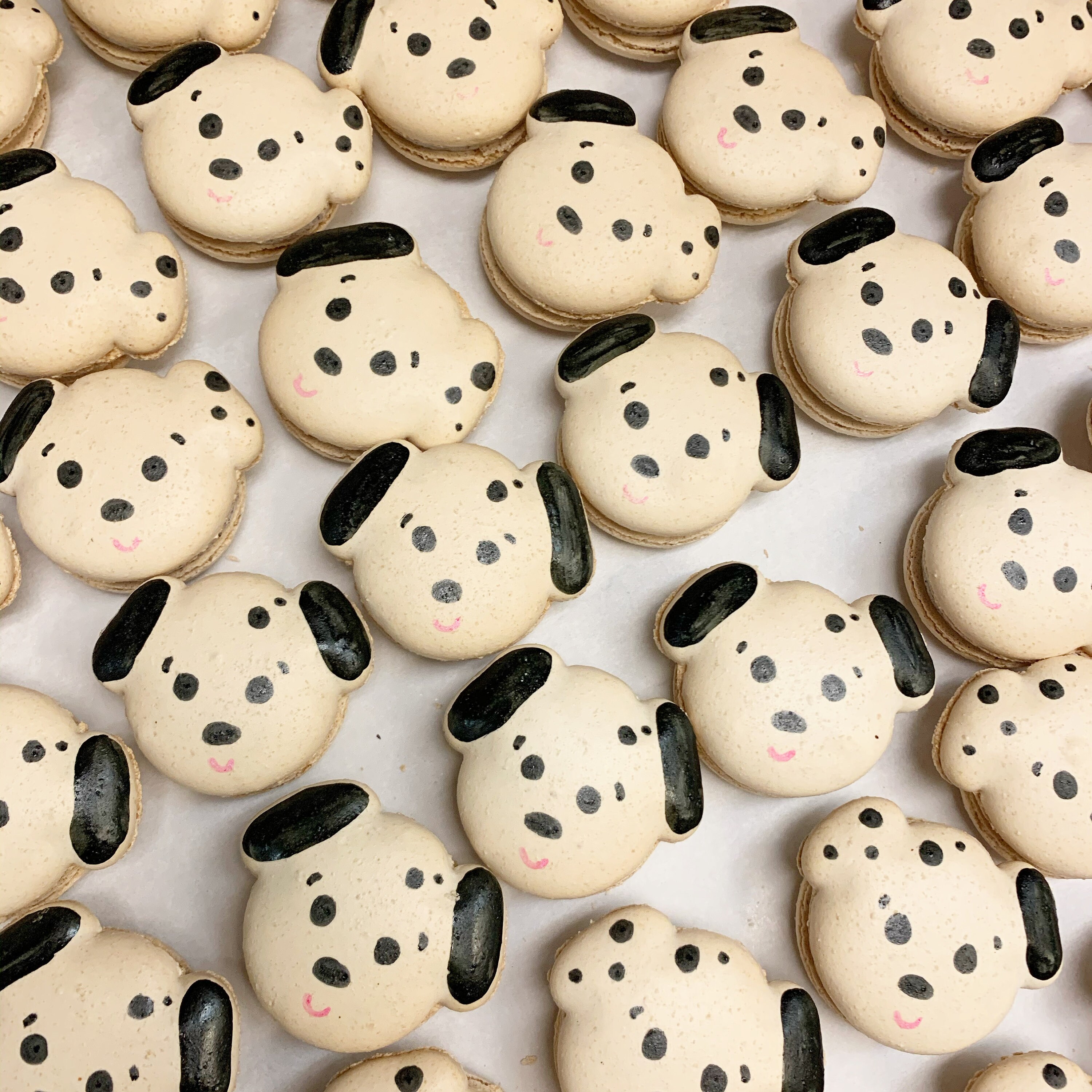 Dog Macaron Piping Template Digital Download for - Etsy