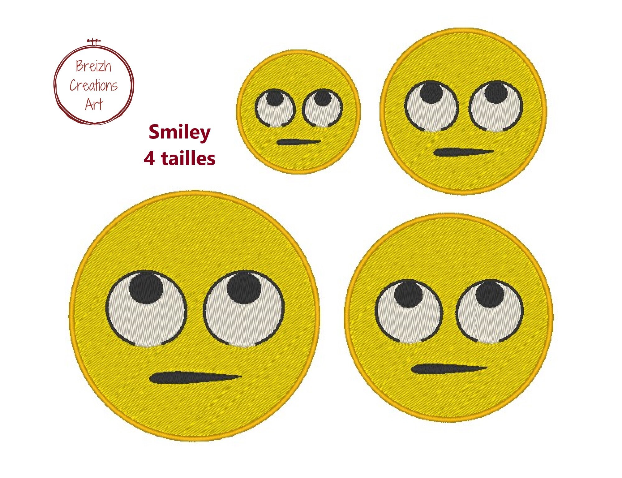 Machine Embroidery Design Pack Smiley Smiley Joker Prank Bezel Sticks ...