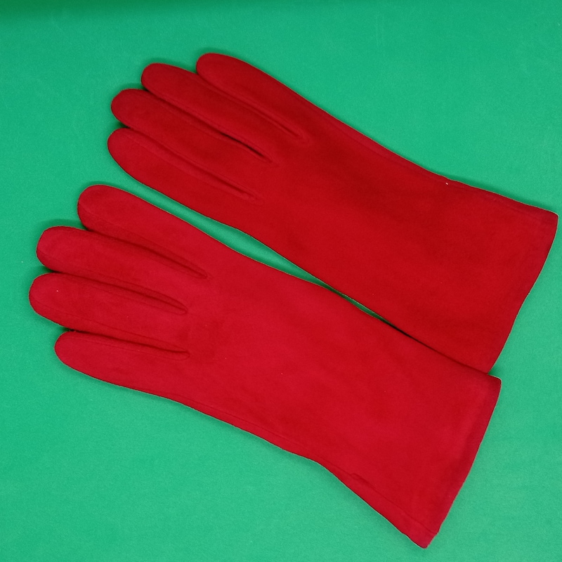 Red Gloves - Etsy