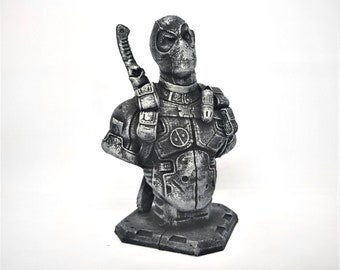 3d Printed Deadpool Bust - Etsy