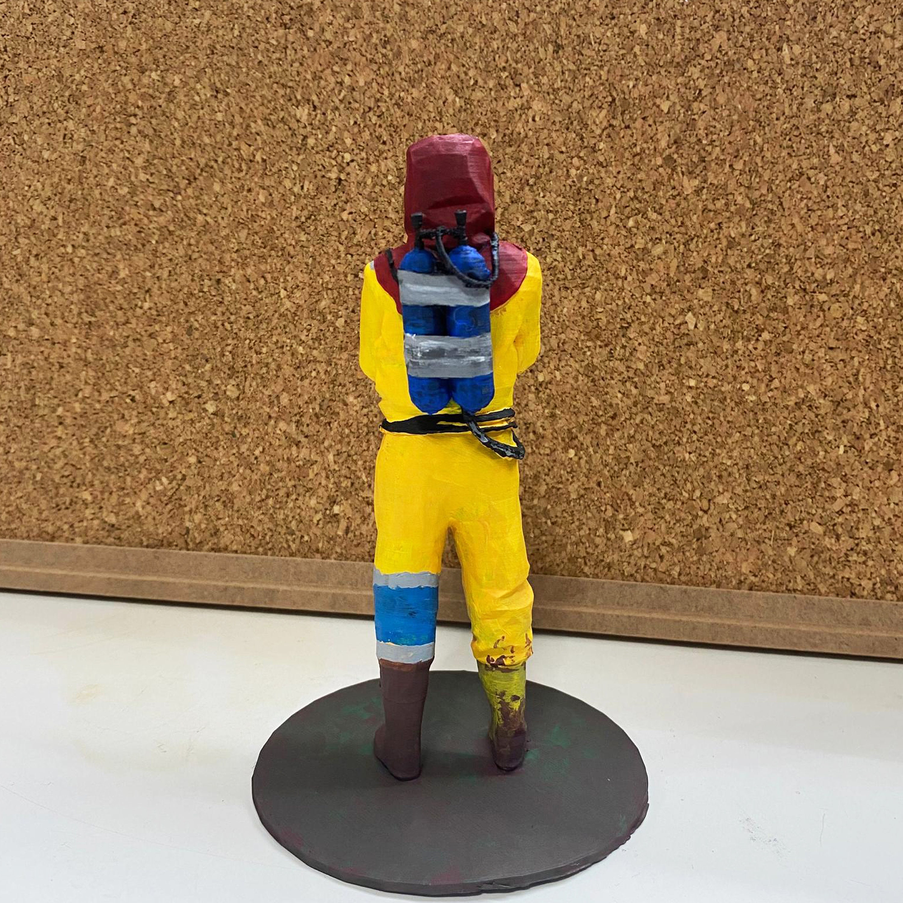 Rust Hazmat Suit Statue Facepunch Studios Gift for Rust | Etsy