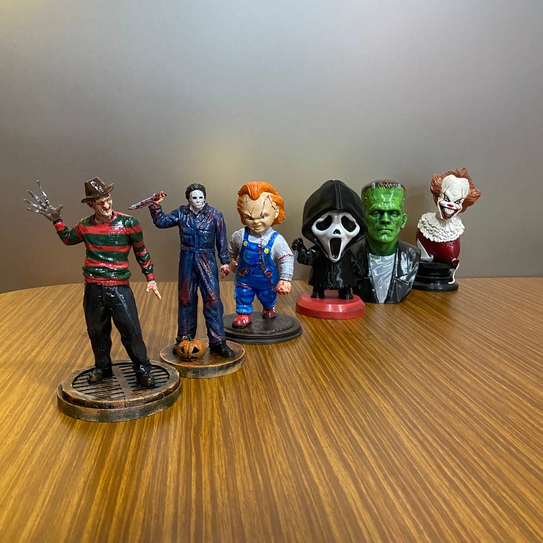 Horror Scary Movie Collectible Set Horror Movie Figure Fan - Etsy Canada