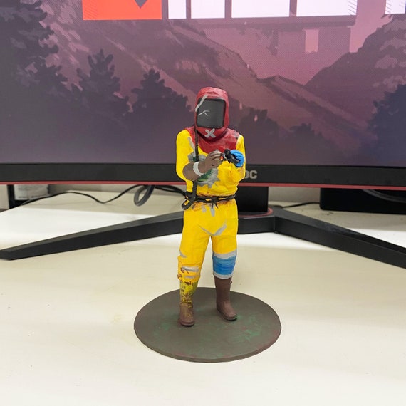 Rust Hazmat Suit Statue Facepunch Studios Gift for Rust | Etsy